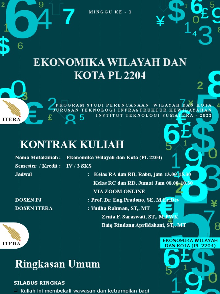 Kontrak Kuliah Dan Pengantar 2022 | PDF