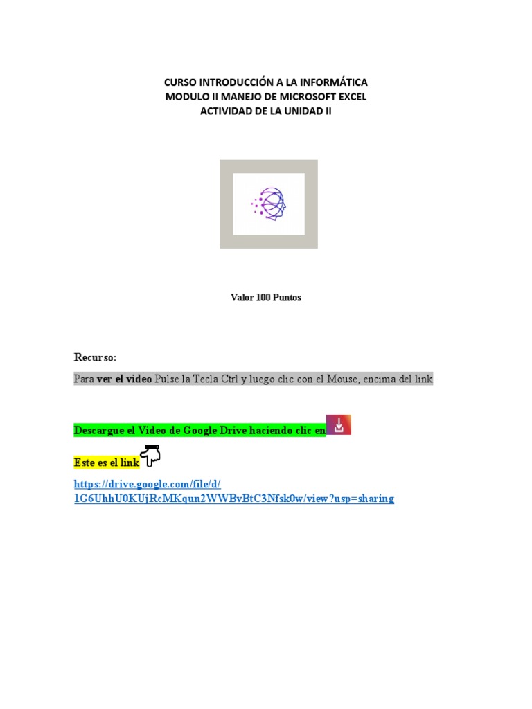 Unidad II - Actividad II. Manejo de Excel - ROSA | PDF | Software ...