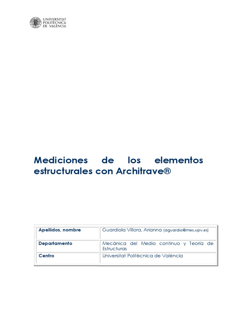 Mediciones Con Architrave | PDF | Fundación (Ingeniería) | Hormigón