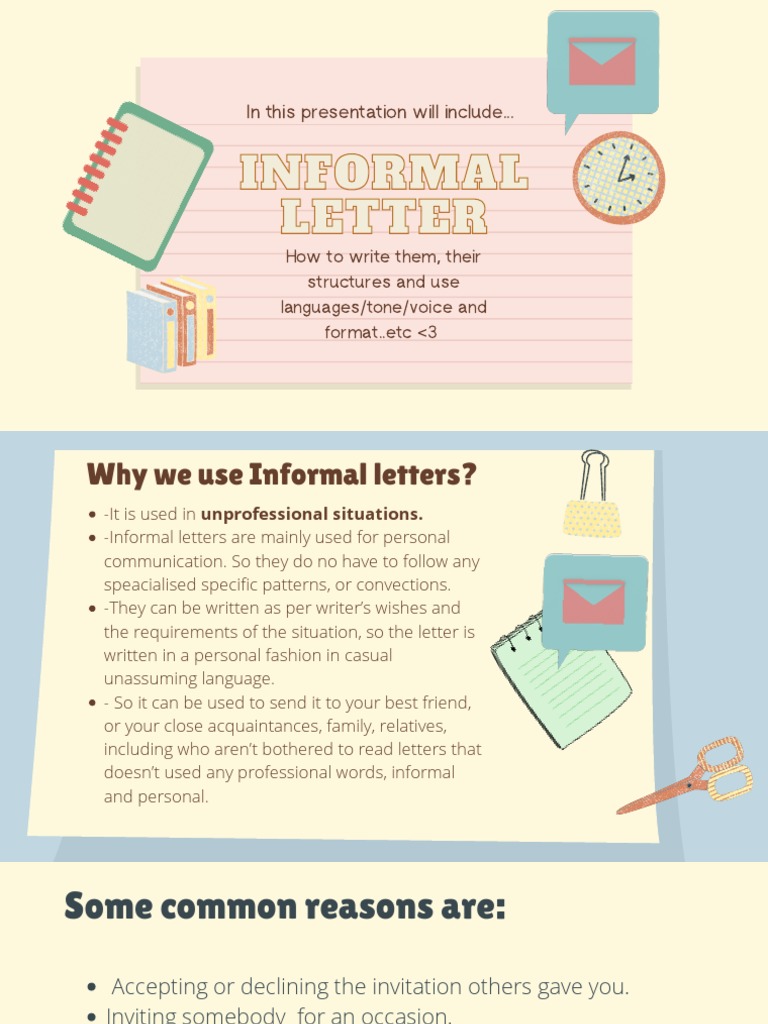 Informal Letter Presentation | PDF | Word | Linguistic Typology