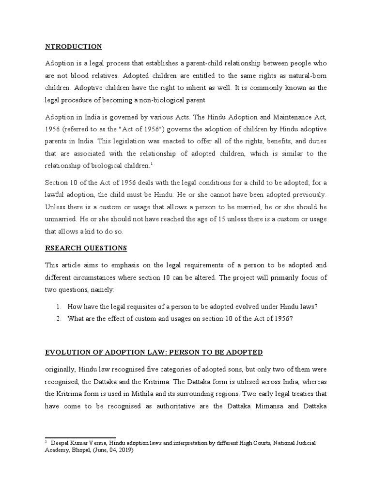 Family Law II Project | PDF | Public Law | Common Law