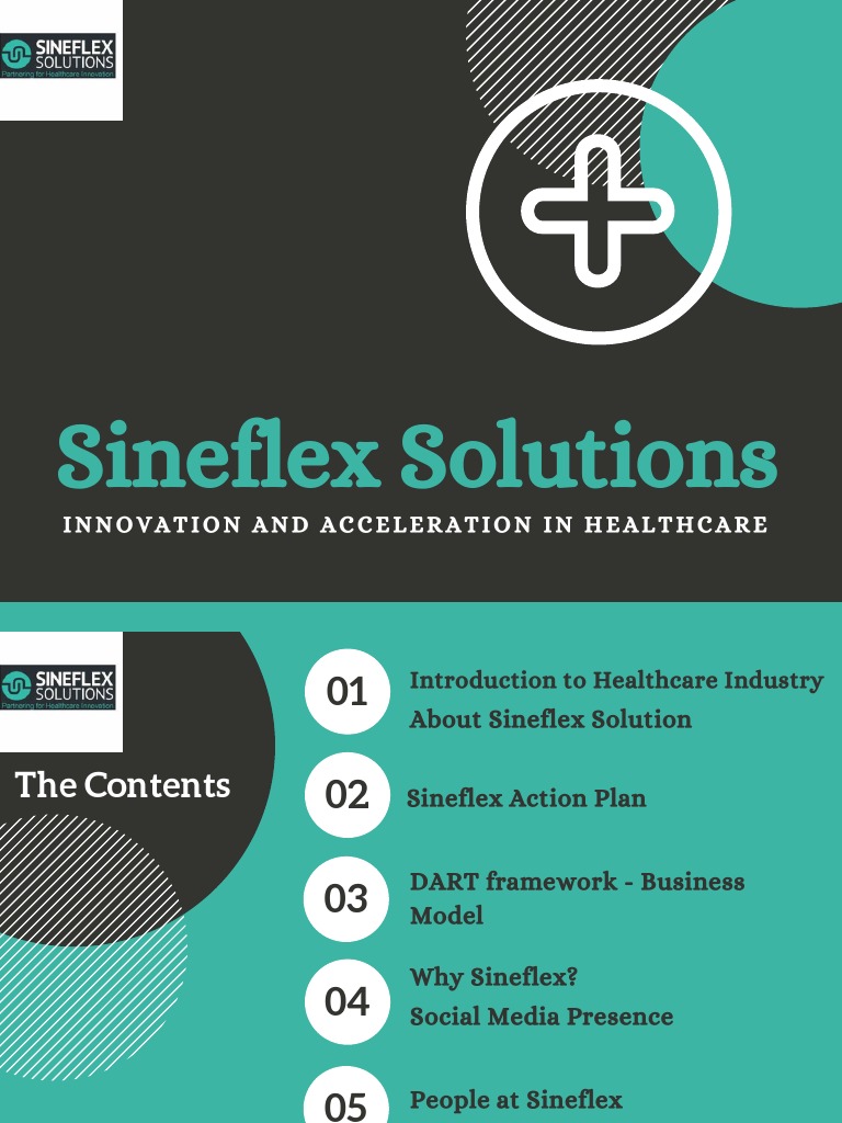 Sineflex Solutions: Innovation and Acceleration in Healthcare | PDF
