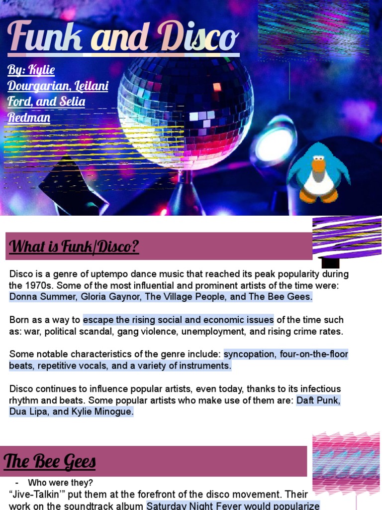 Funk Disco Presentation | PDF | Funk | Music
