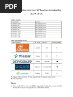 Hikvision Video Intercom SIP Function Introduction - 202304docx | PDF ...