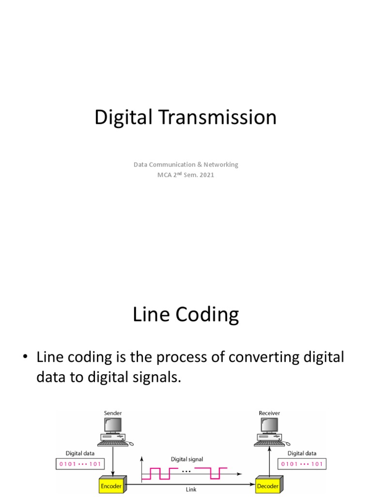 4 Digital Transmission | PDF | Modulation | Electronics