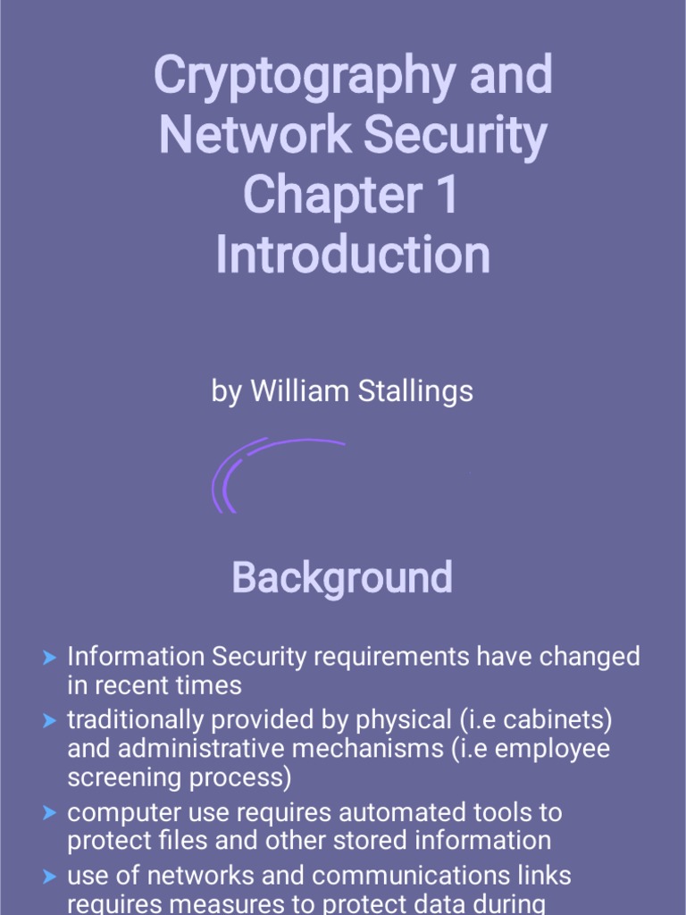 CH 01 | PDF | Information Security | Computer Network