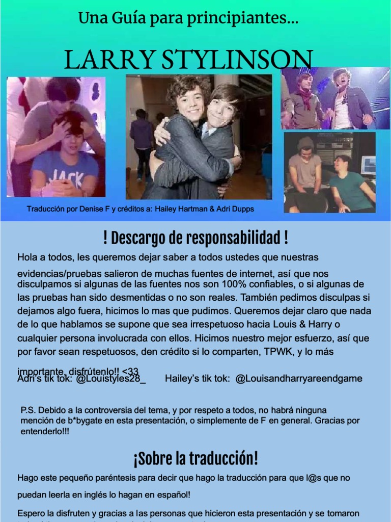 PDF Larry Stylinson Compress | PDF | Una sola dirección