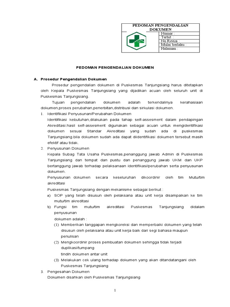 Pedoman Review Dokumen 2022 | PDF