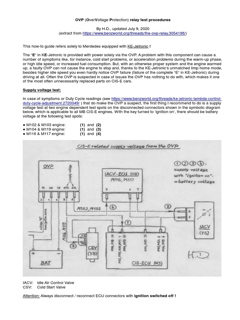 OVP Test Procedures | PDF | Electrical Connector | Fuse (Electrical)