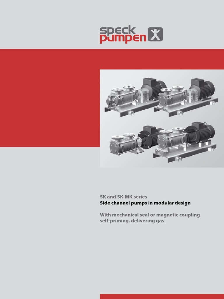 Side Channel Pumps: SK & SK-MK Series | PDF | Pump | Cast Iron
