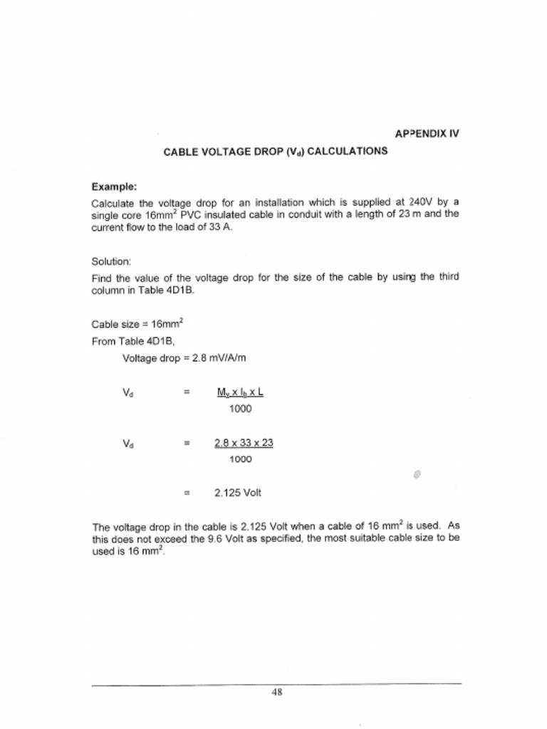 VD Sample Calculation | PDF