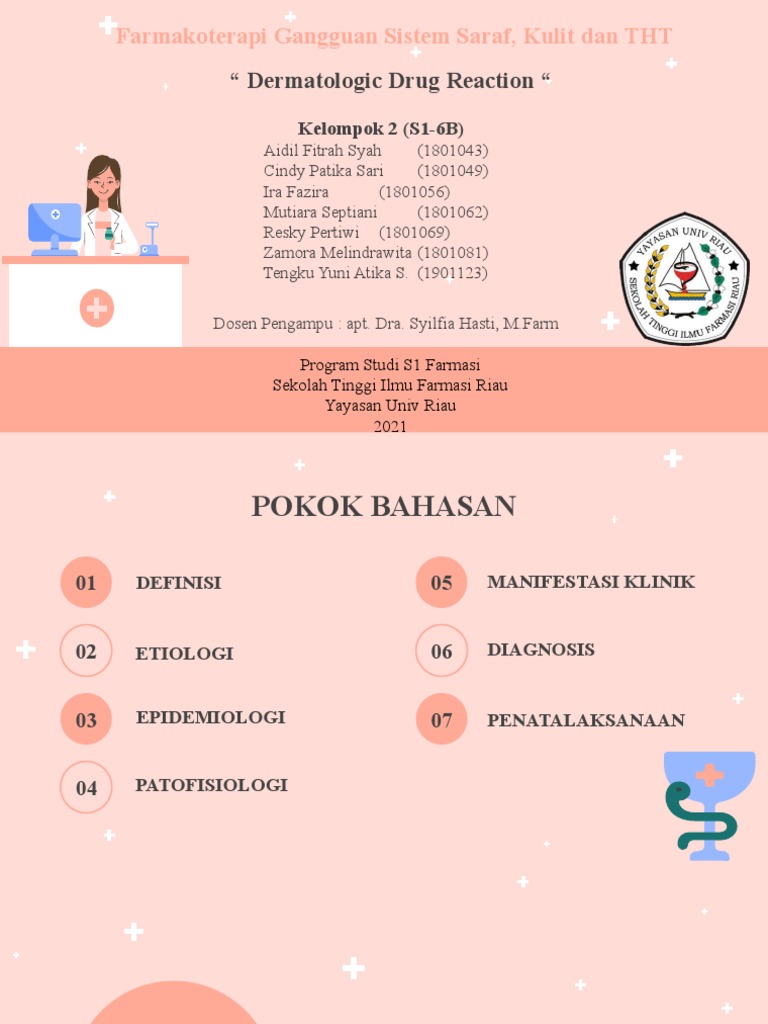Kel 2 - (S1-6B) - Dermatologic Drug Reactions | PDF