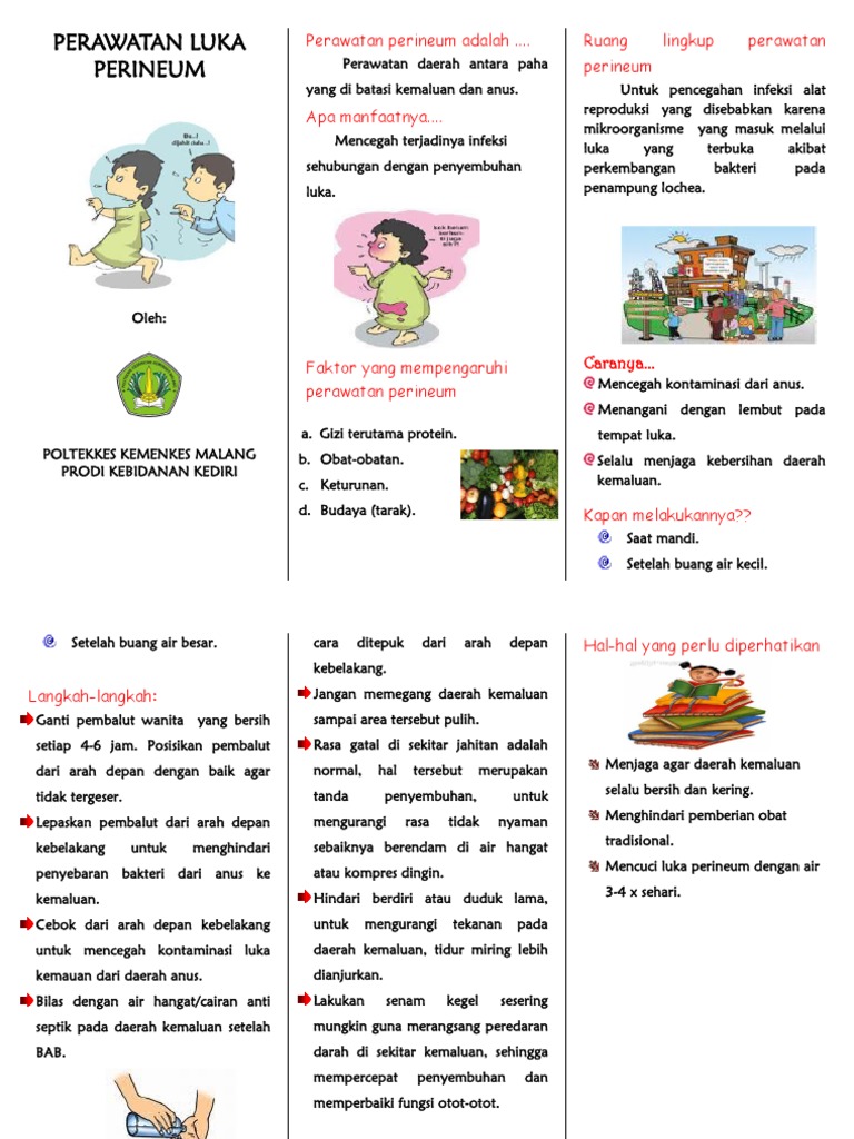 Leaflet Perawatan Luka Perineum | PDF
