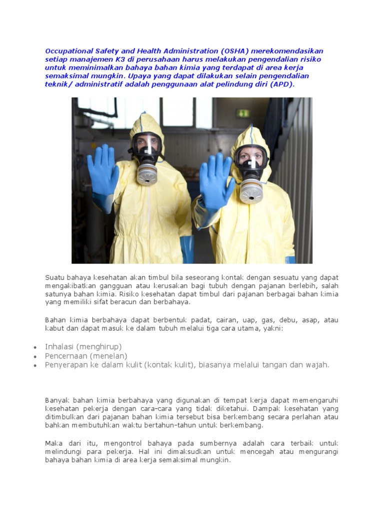 Pentingnya Penggunaan APD di Laboratorium | PDF