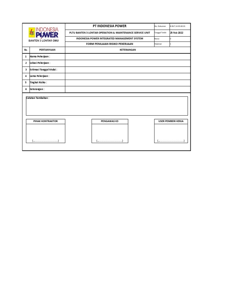 FORM CSMS FINAL Untuk Mitra | PDF