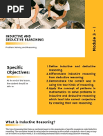 Module 3-Problem Solving GE MMW | PDF | Inductive Reasoning | Reason