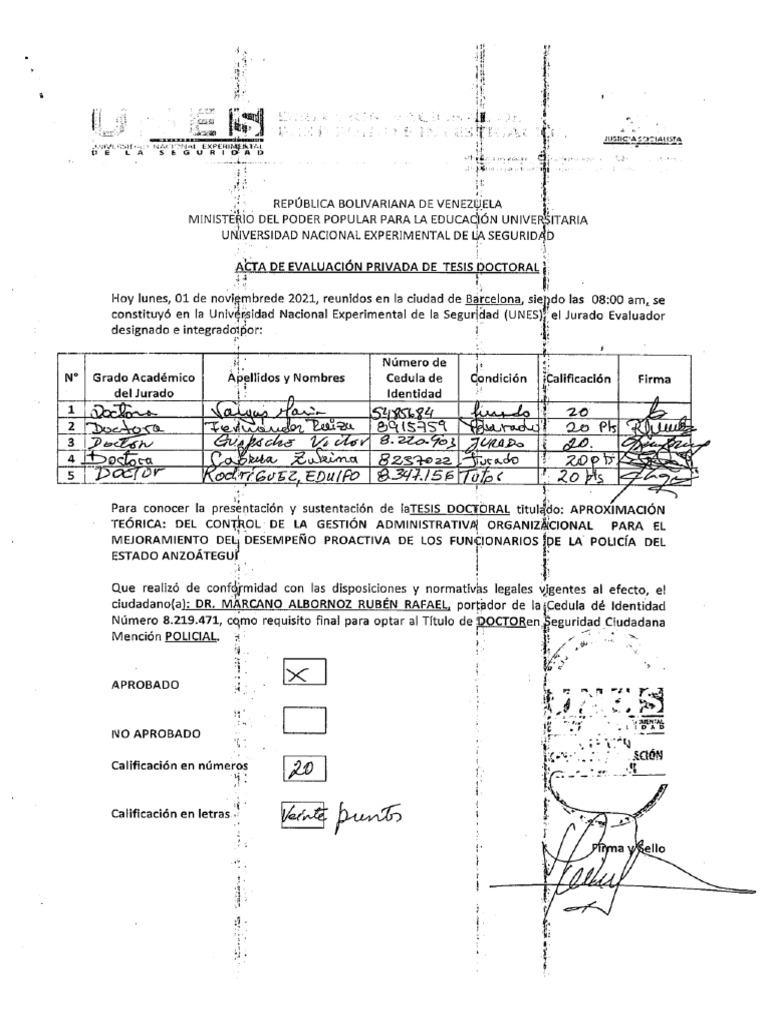 Veredicto Ruben Marcano | PDF