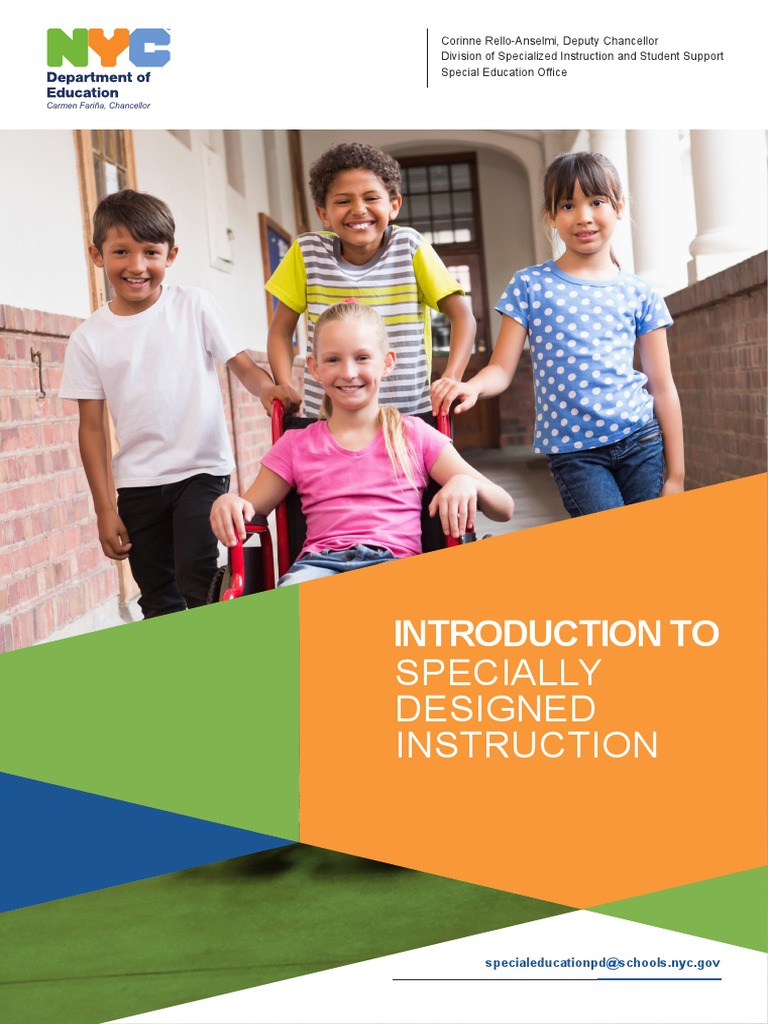 Introduction To: Specially Designed Instruction | PDF | Individualized ...