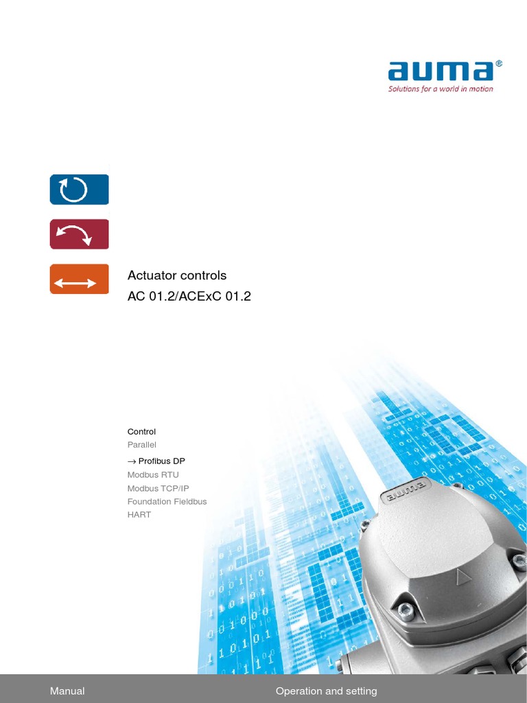 Auma Actuator Control AC 01.2 | PDF | Hazards | Safety