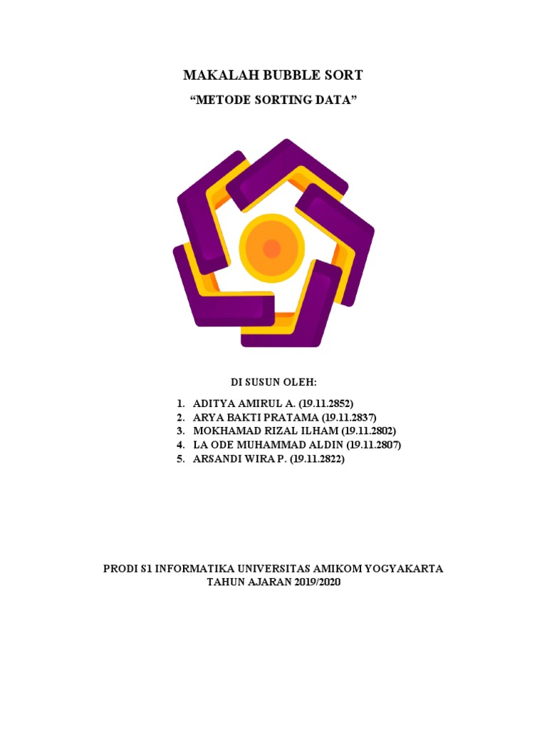 Makalah Bubble Sort | PDF