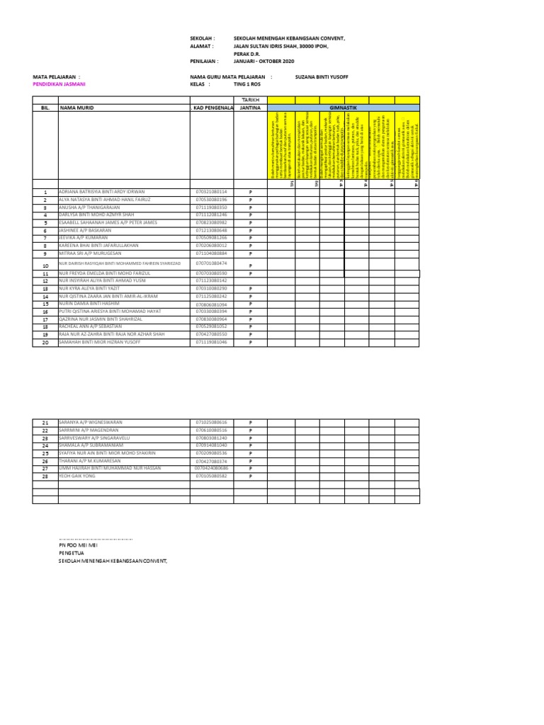 Transit PBD PJPK Ting 1a1 | PDF