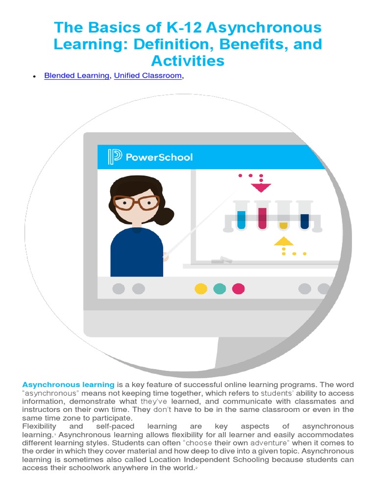 The Basics of K-12 Asynchronous Learning: Definition, Benefits, and ...
