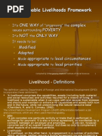 DFID Sustainable Livelihoods Guidance Sheet | PDF