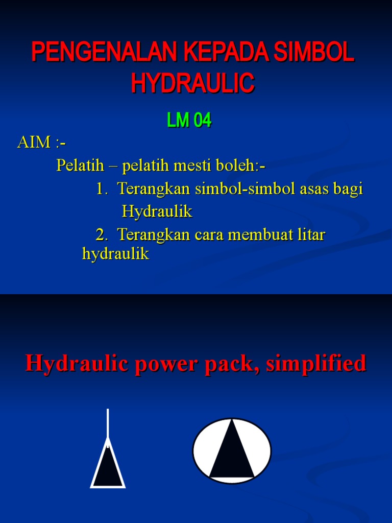 Pengenalan Kepada Simbol Hydraulik | PDF