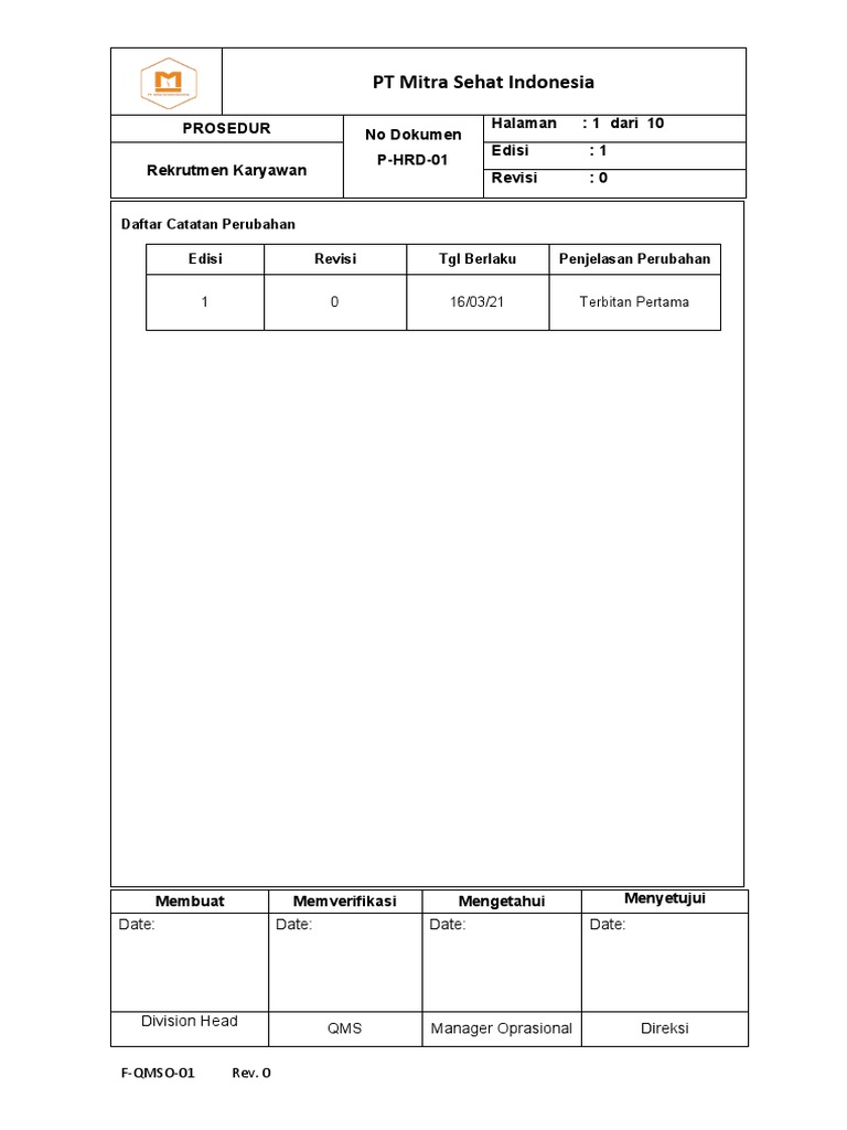 Wi Rm Hrd 01 Rekrutmen Karyawan Pdf