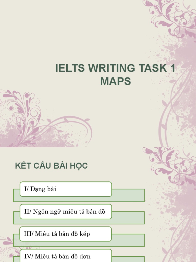IELTS Writing Task 1 Maps | PDF