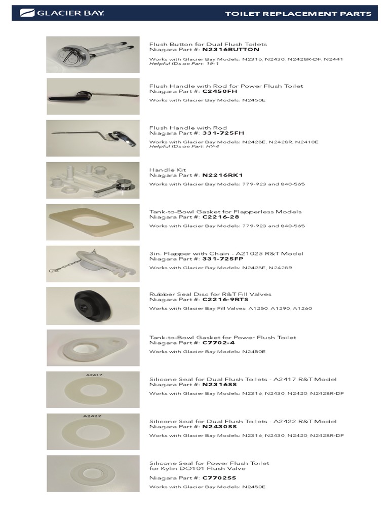 Glacier Bay Power Flush Toilet Parts Diagram