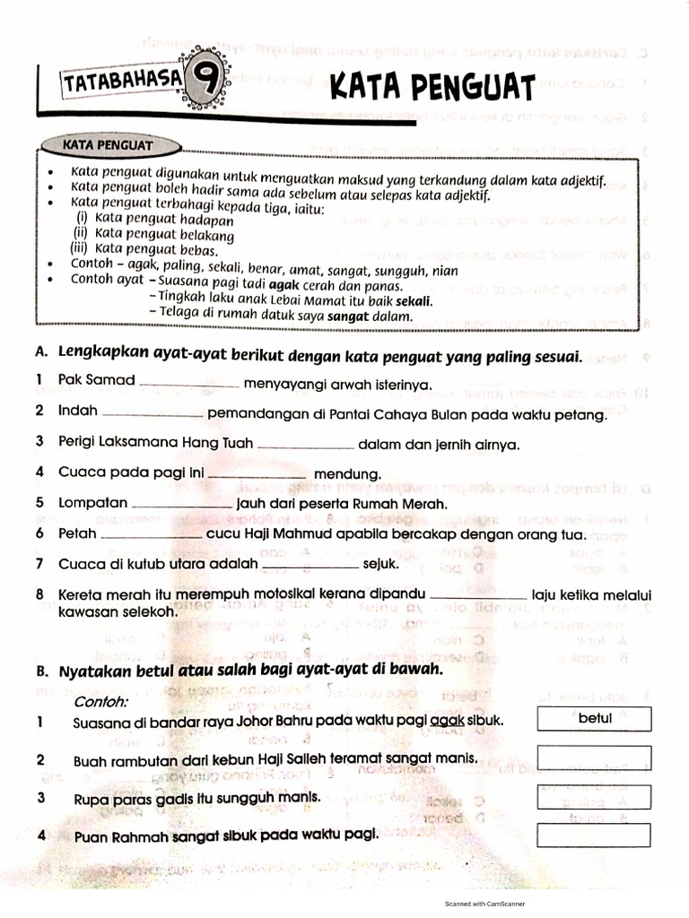 Kata Penguat | PDF