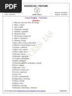 10th English Synonyms & Antonyms Study Material 2022-23 | PDF