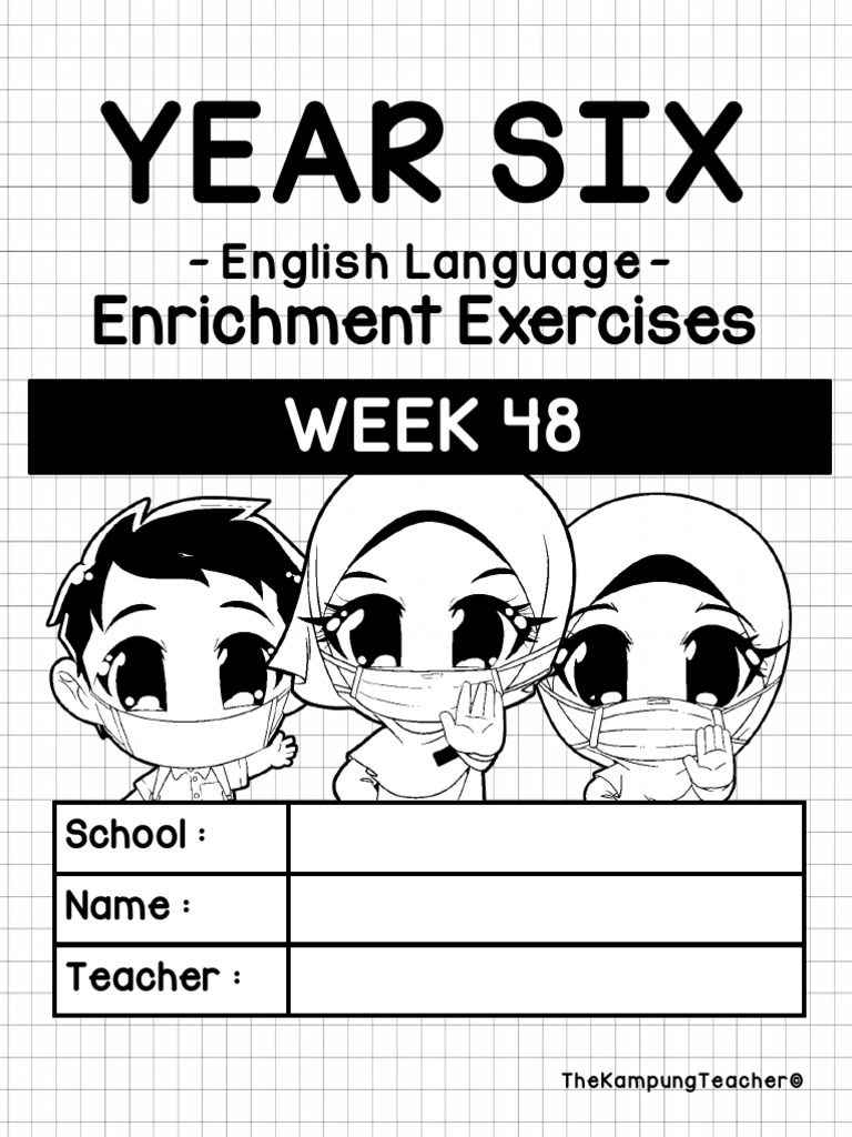 Year Six: Enrichment Exercises | PDF | Helen Keller