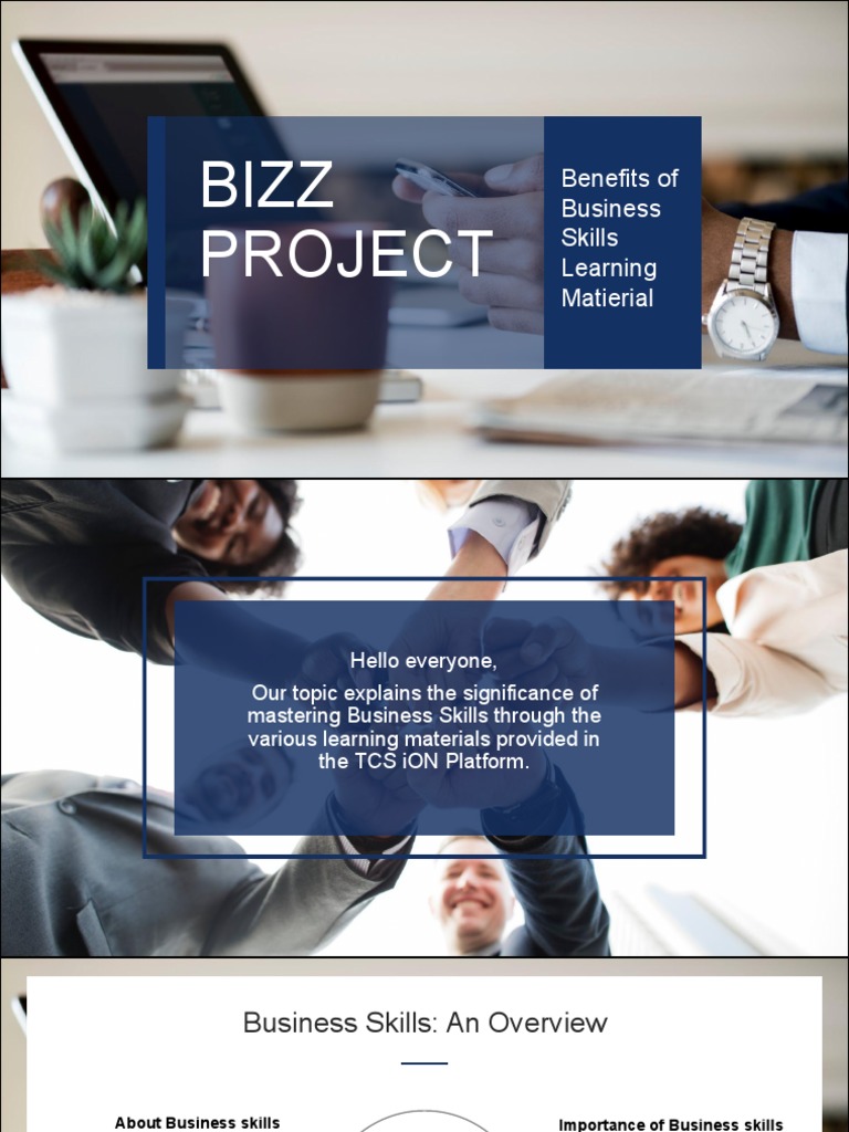 Bizz Project: Benefits of Business Skills Learning Matierial | PDF ...
