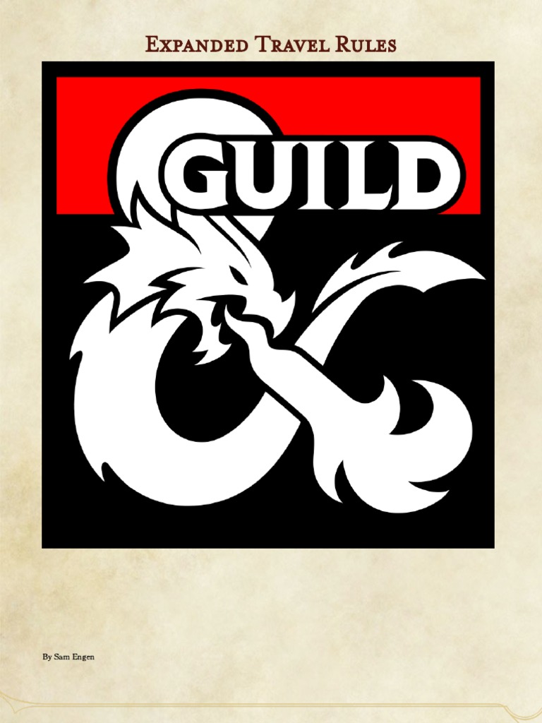 Expanded Travel Rules: by Sam Engen | PDF | Dungeons & Dragons ...