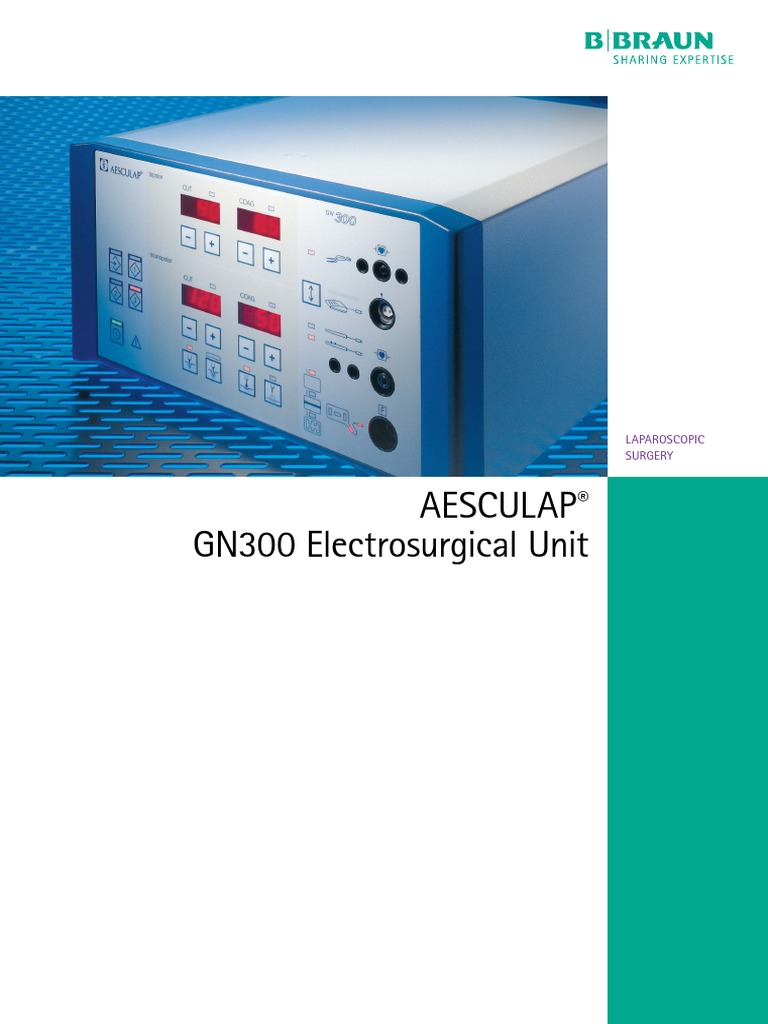 Aesculap GN300 Electrosurgical Unit: Laparoscopic Surgery | PDF