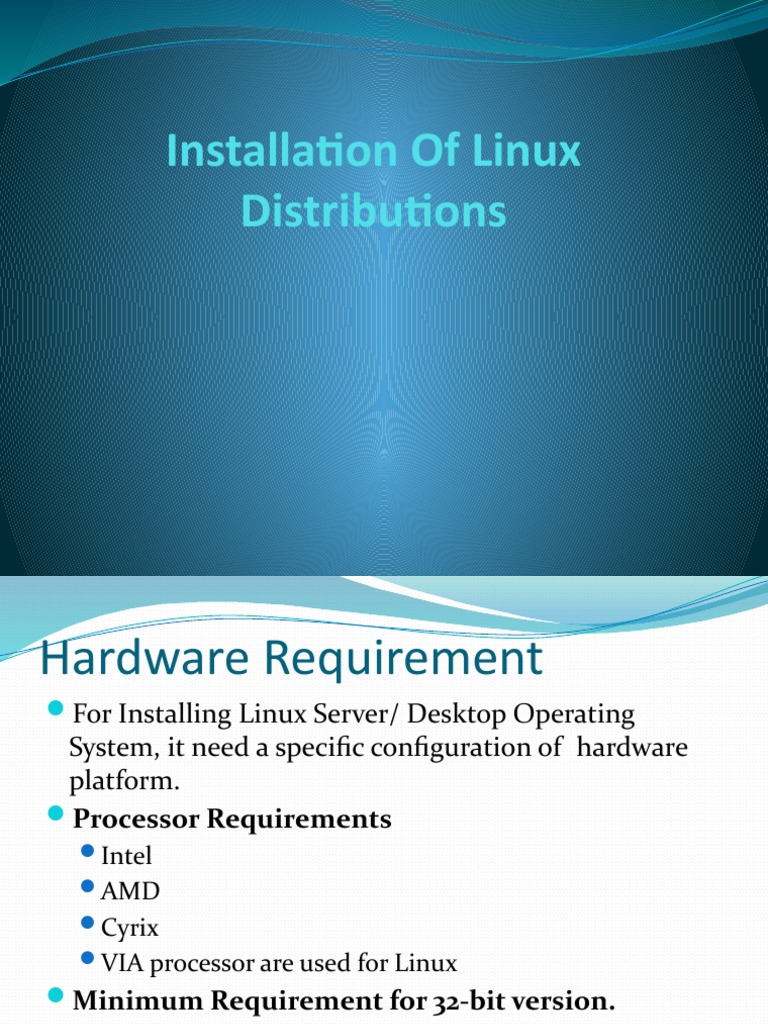 Chapter 2 Installation of Linux Distributions | PDF | Booting | Operating System