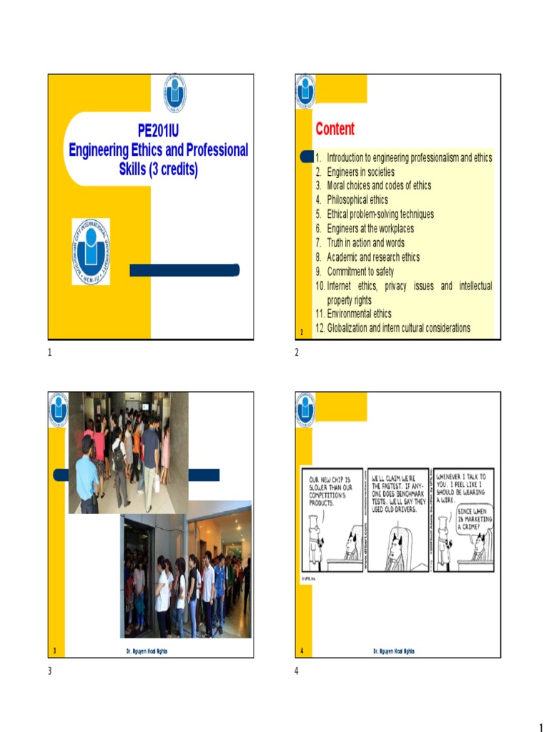 02-CE Ethics-Introduction To Engineering Ethics (W1) | PDF ...