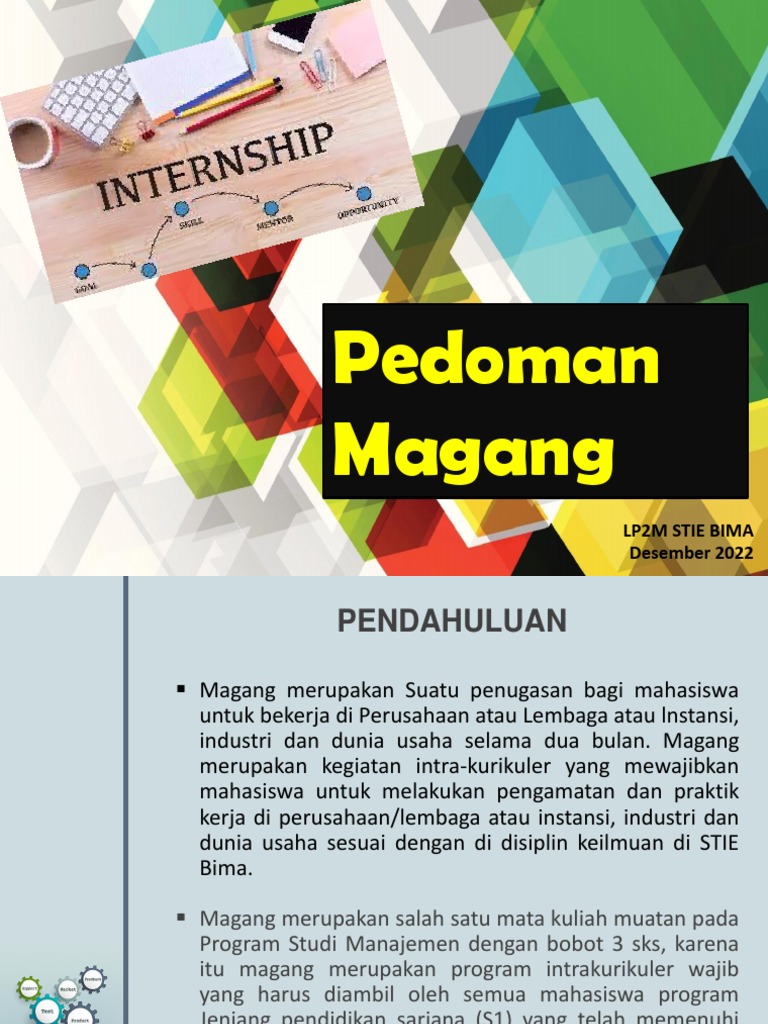Panduan Magang Mahasiswa STIE Bima | PDF