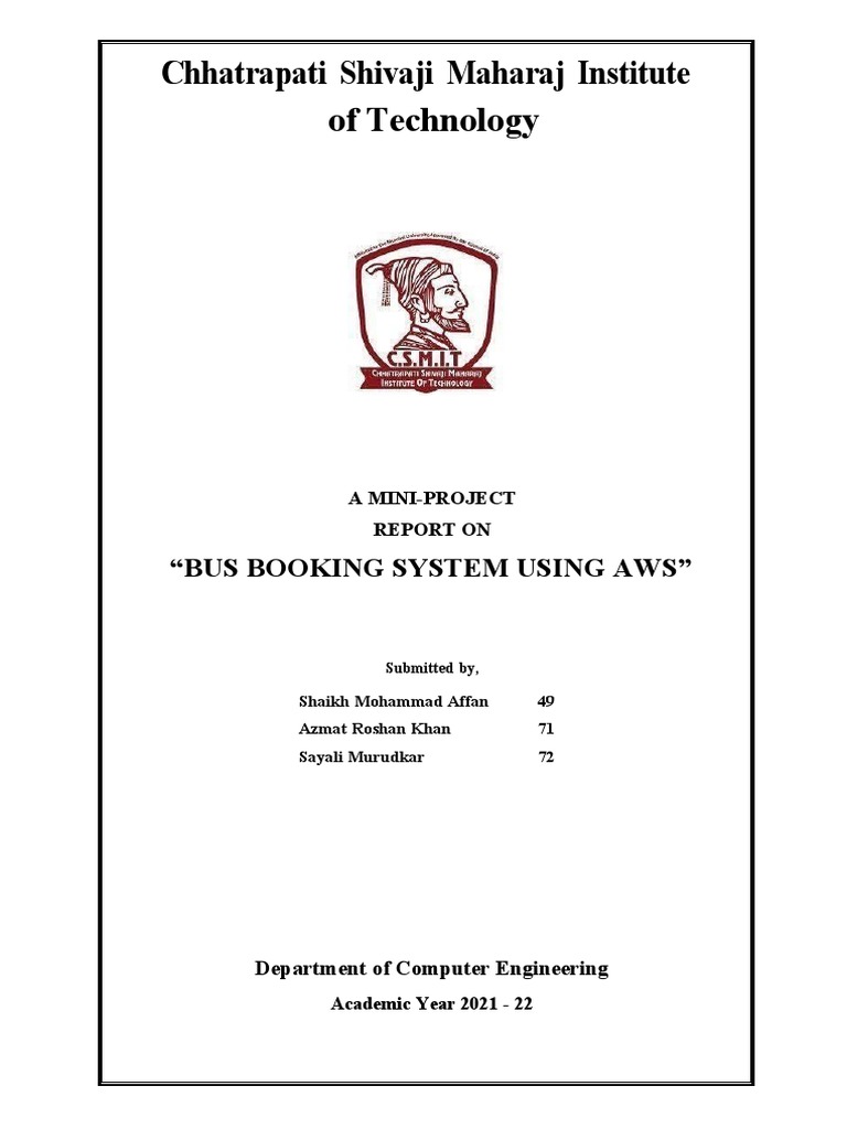 Bus Booking System Using Aws | PDF | Ticket (Admission) | Cloud Computing