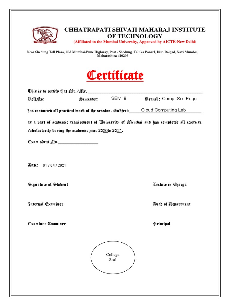 CCL Experiments | PDF | Cloud Computing | Computer Engineering