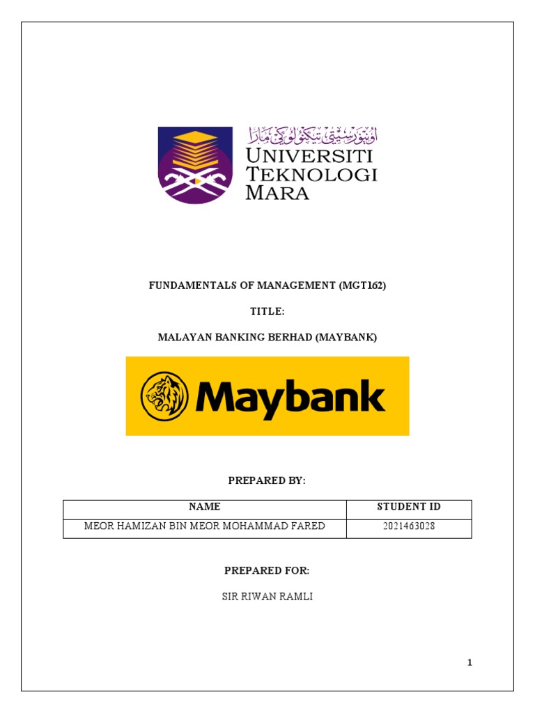 MGT162 Individual Assignment | PDF | Leadership | Goal