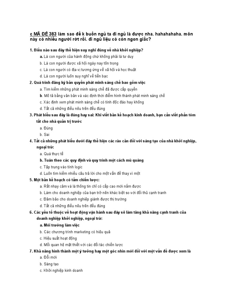 Bản sao của MÃ-ĐỀ-383 - KNKD-K43CQ | PDF