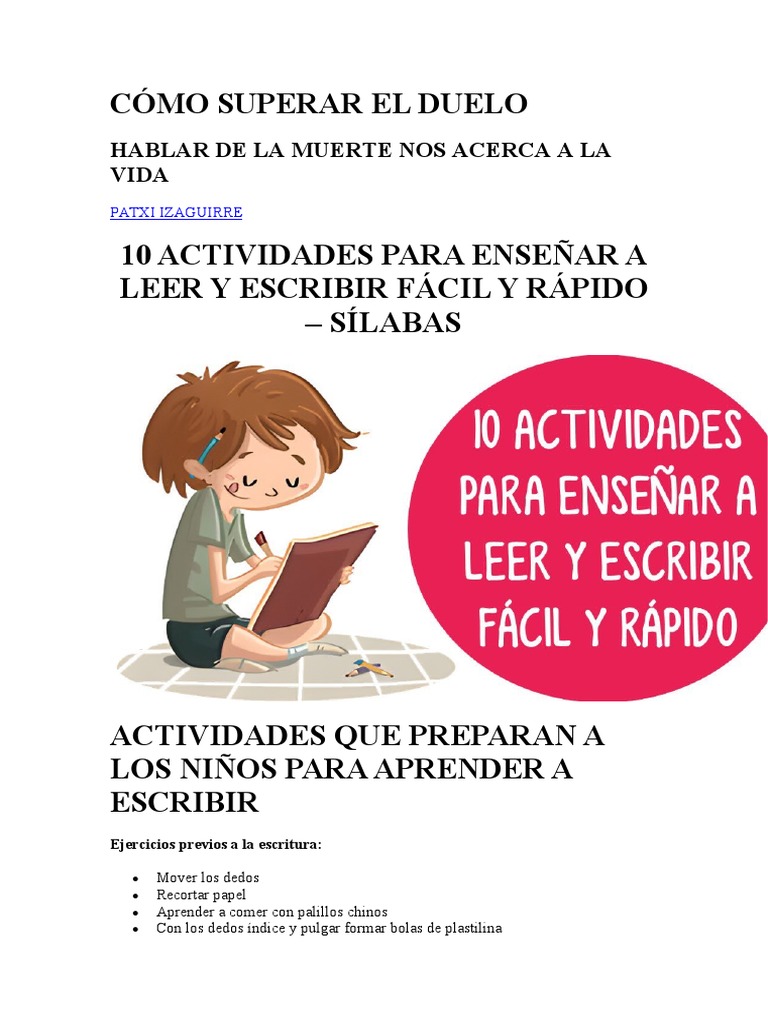 Cómo Superar El Duelo | PDF