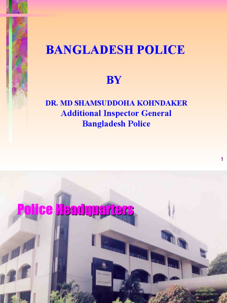 Additional Inspector General Bangladesh Police | PDF | Criminal Law ...