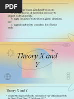 McGregor's Theory X and Theory Y | PDF | Theory | Motivation