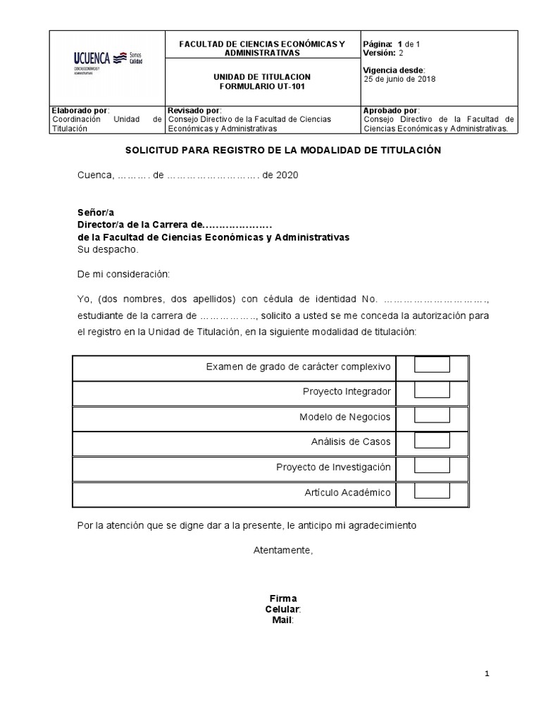 Formulario 101 | PDF