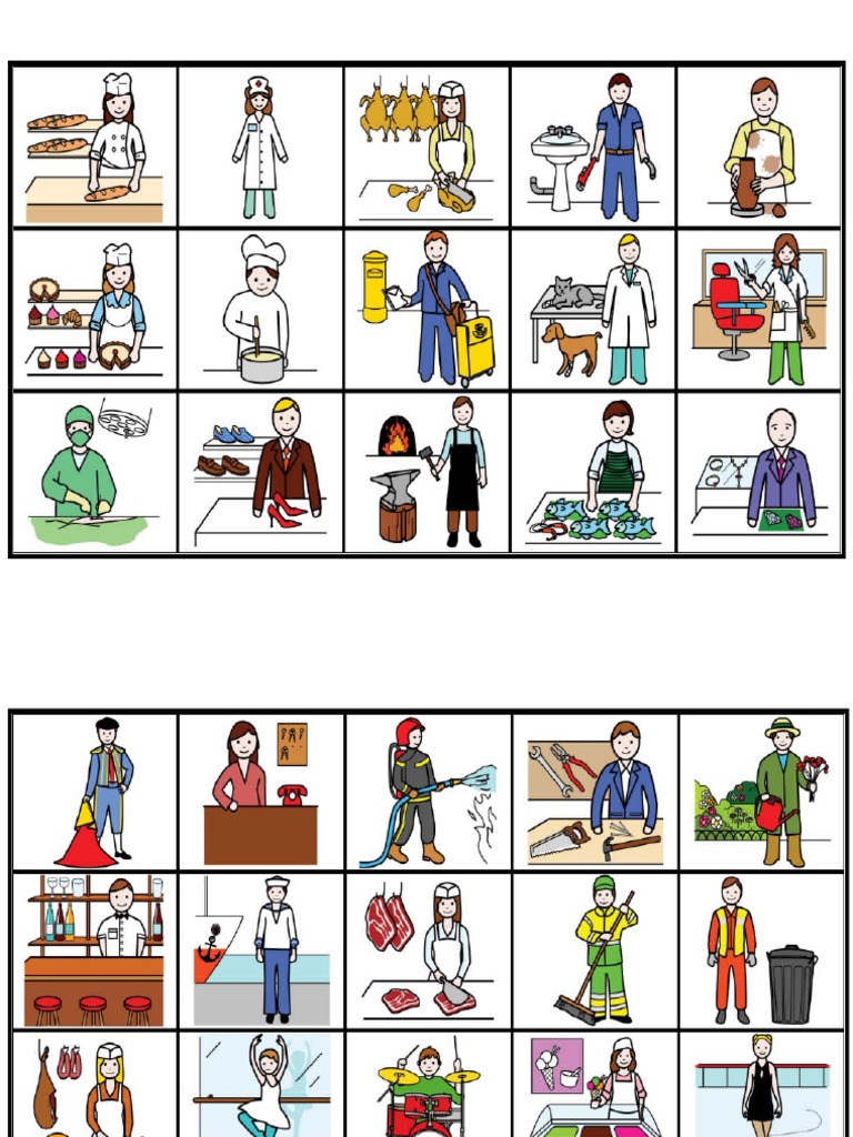 Profesiones Con Fonema R | PDF