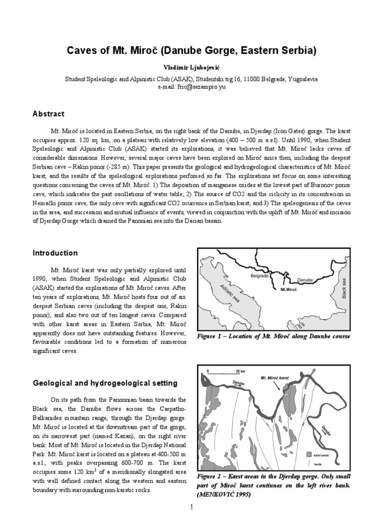 Exploring Serbia's Deepest Cave: Rakin Ponor | PDF | Cave | Serbia